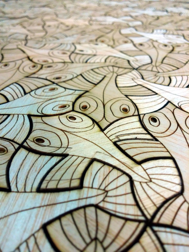 MC Escher Vector Fish | Evin Revello